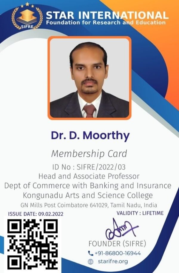 Membership List - SIFRE | Star International Foundation for Research and Education